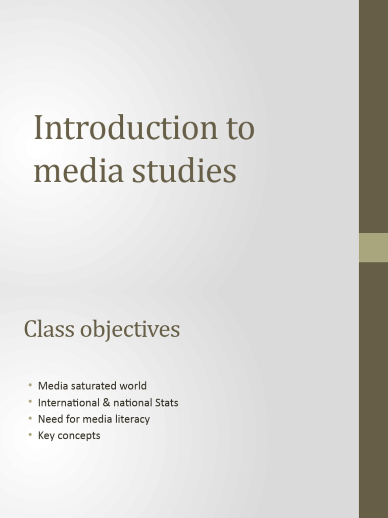 Intro To Media Studies W1 | PDF | Social Media | Popular Culture ...