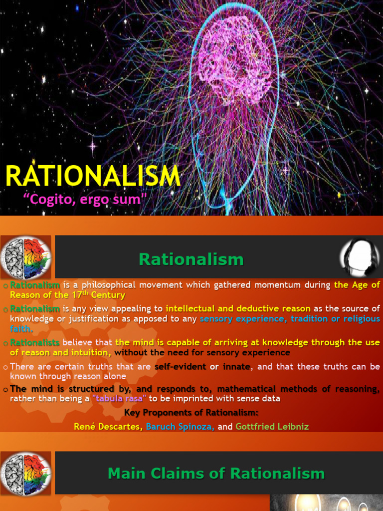 Rationalism | PDF | Rationalism | René Descartes