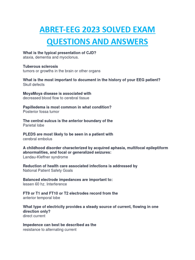 Abret 2 | Download Free PDF | Electroencephalography | Epilepsy