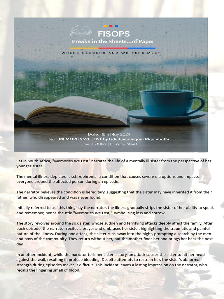 Memories We Lost - Summary | Download Free PDF | Mental Disorder