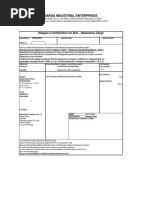 Non DG Declaration | PDF | Dangerous Goods | Safety