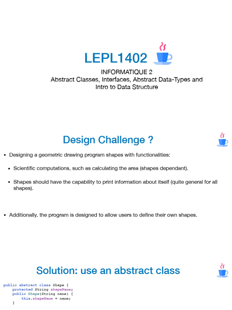 Slides Cours7 Interfaces Adt | PDF | Queue (Abstract Data Type) | Computer Programming