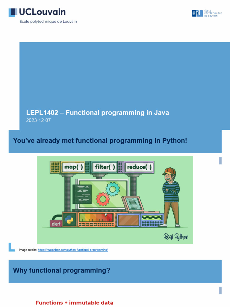 Slides Cours10 Functional Programming | PDF | Anonymous Function ... Slides Cours10 Functional Programming | PDF | Anonymous Function ...