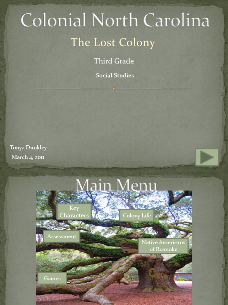 Lost Colony Interactive Power Point | PDF | Roanoke Colony | Colonial ...