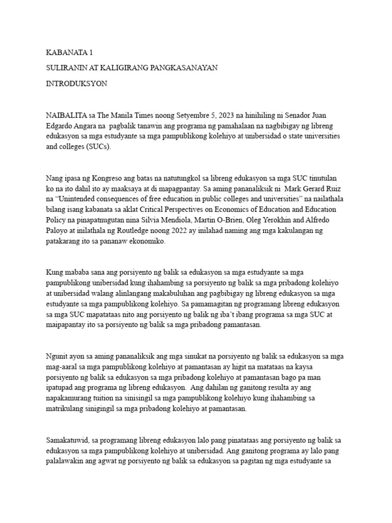 chapter-1-research-filipino | PDF