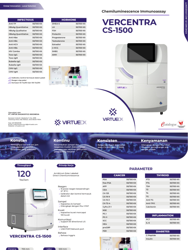 Brochure Vercentra CS 1500 | PDF