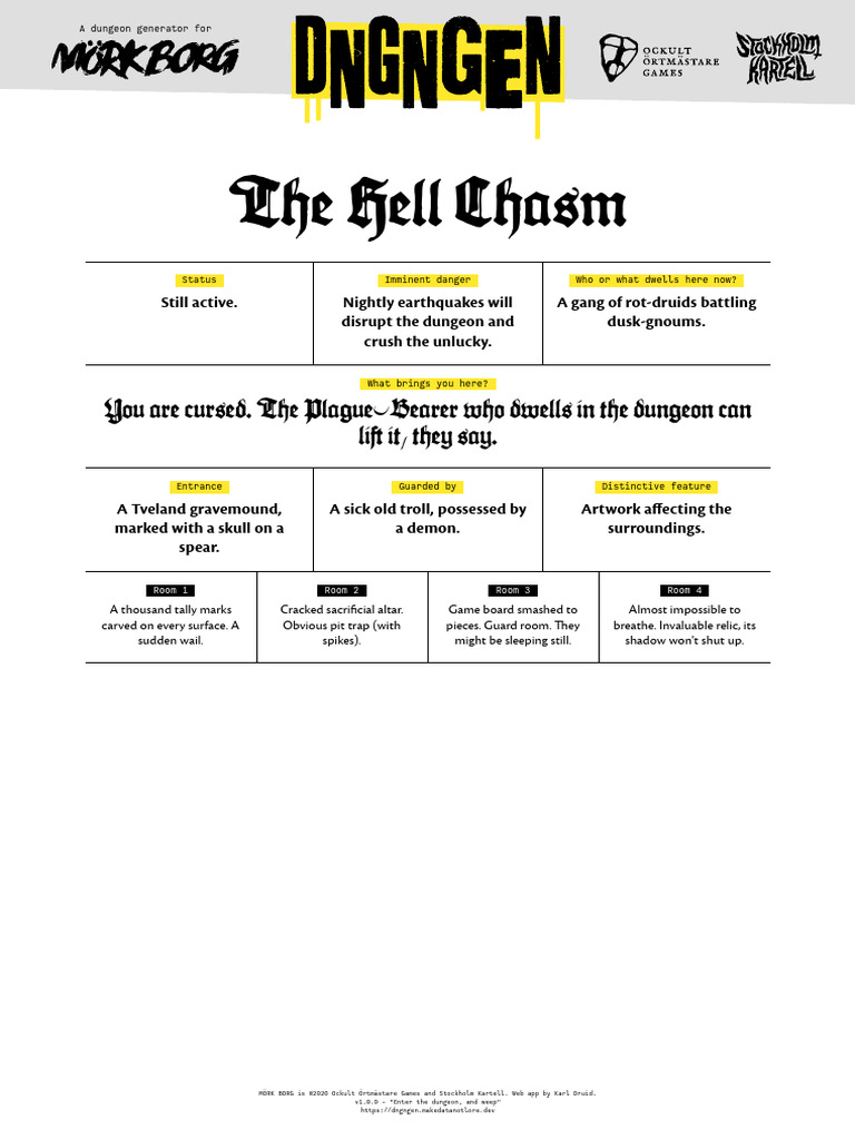 Hell Chasm Dungeon Guide | PDF