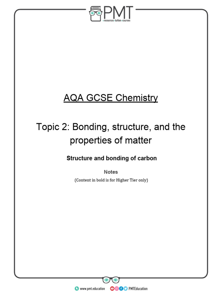 Carbon Structure and Bonding | PDF | Carbon | Physical Sciences