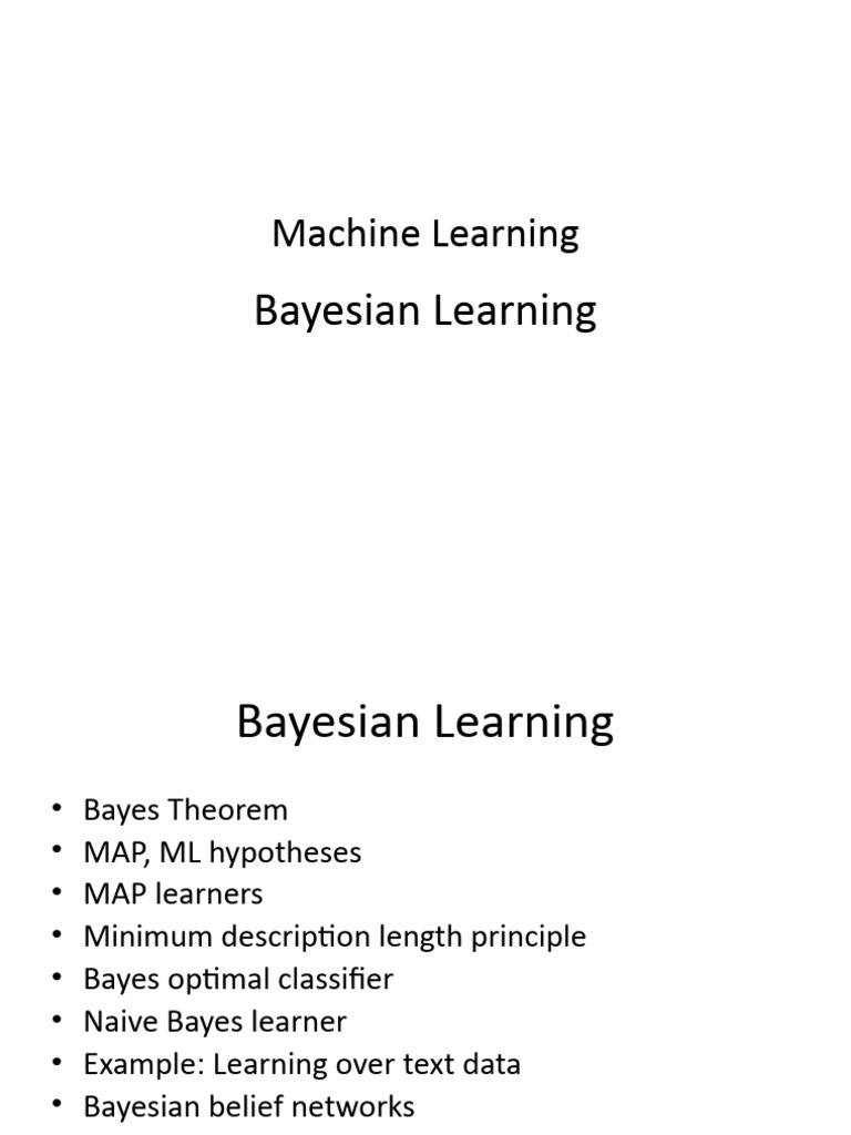 Unit 3 Bayesian Learning Pdf Bayesian Network Bayesian Inference 9710