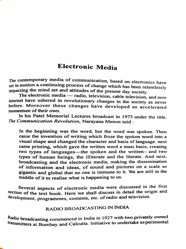 Broadcasting In India Download Free Pdf Frequency Modulation