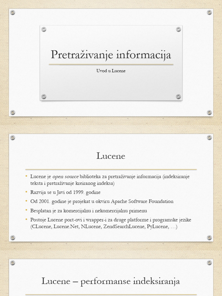 01.uvod U Lucene | PDF