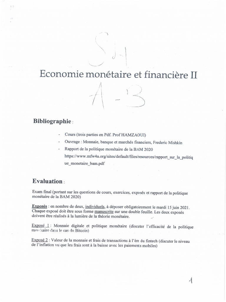 Cours EFM-03022016044934 | PDF