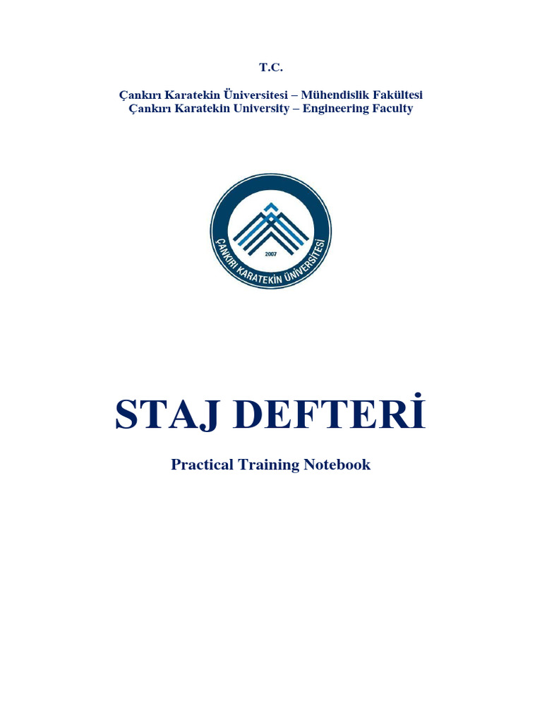 Staj Defteri | PDF