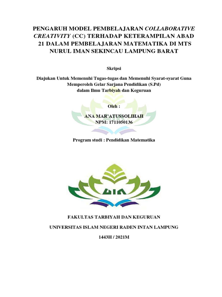 Bab 1,2 Dapus | PDF | Karier & Perkembangan