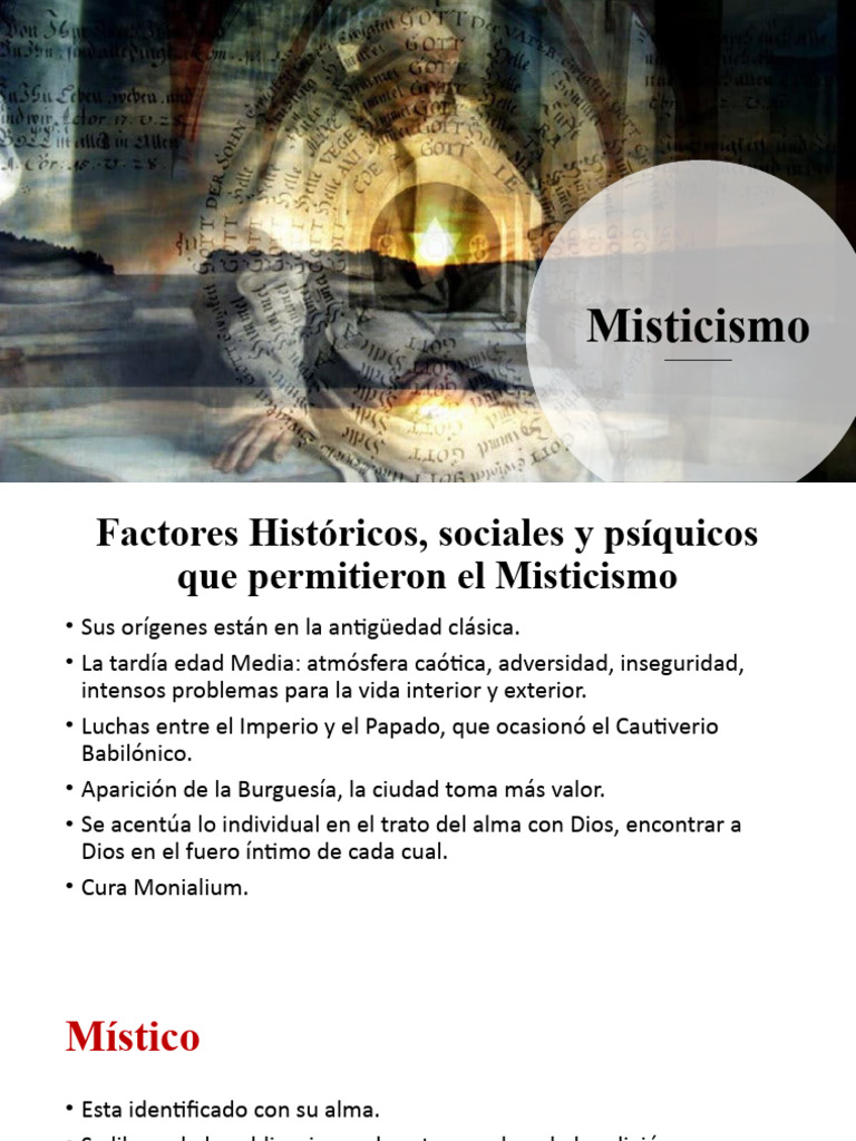 Orígenes y Características del Misticismo | PDF