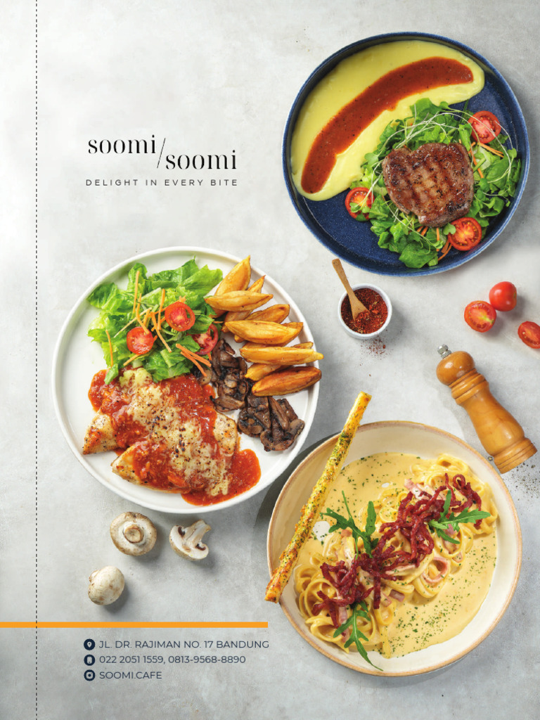 Soomi Soomi Menu 2 | PDF | Pasta | Salad