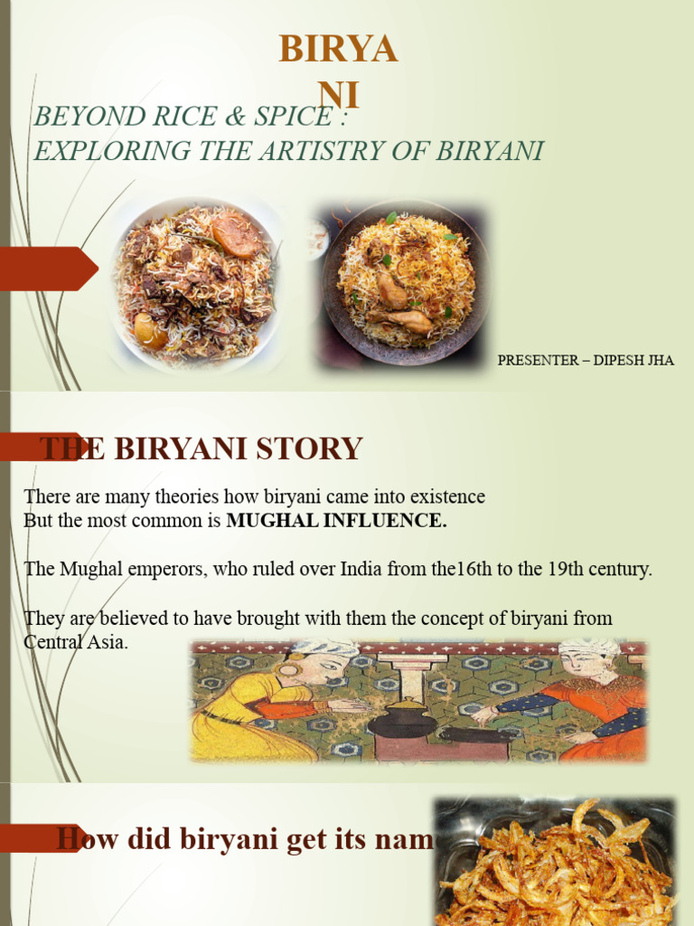 BIRYANI | PDF | Desi Cuisine | South Asian Cuisine
