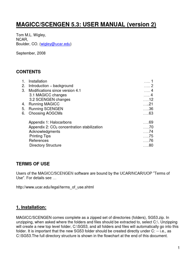 Modele Climatique Magiic Scengen | PDF | Greenhouse Gas | Standard ...