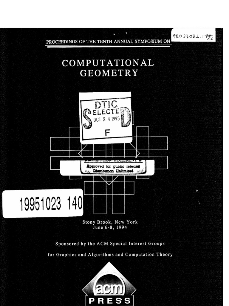 Computational Geometry Pdfs | PDF | Mathematics | Geometry