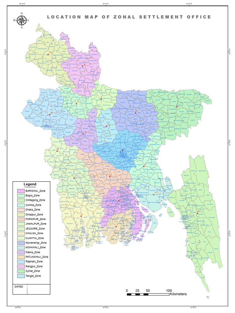 Location Map of Zonal Settlement Office | PDF