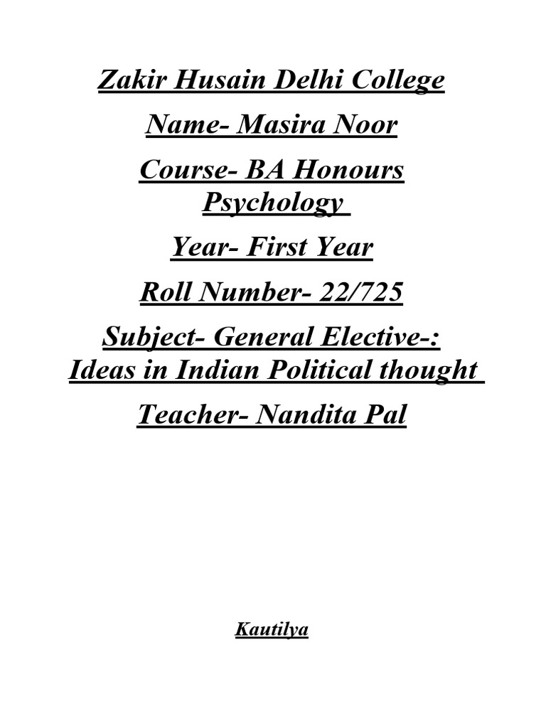 Kautilya Saptanga Theory, copy | PDF