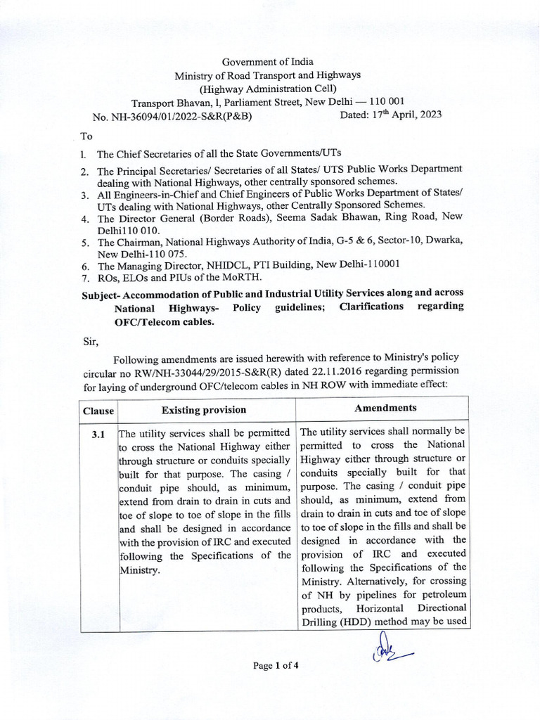 Policy Guidelines Utilities 17042023 | PDF