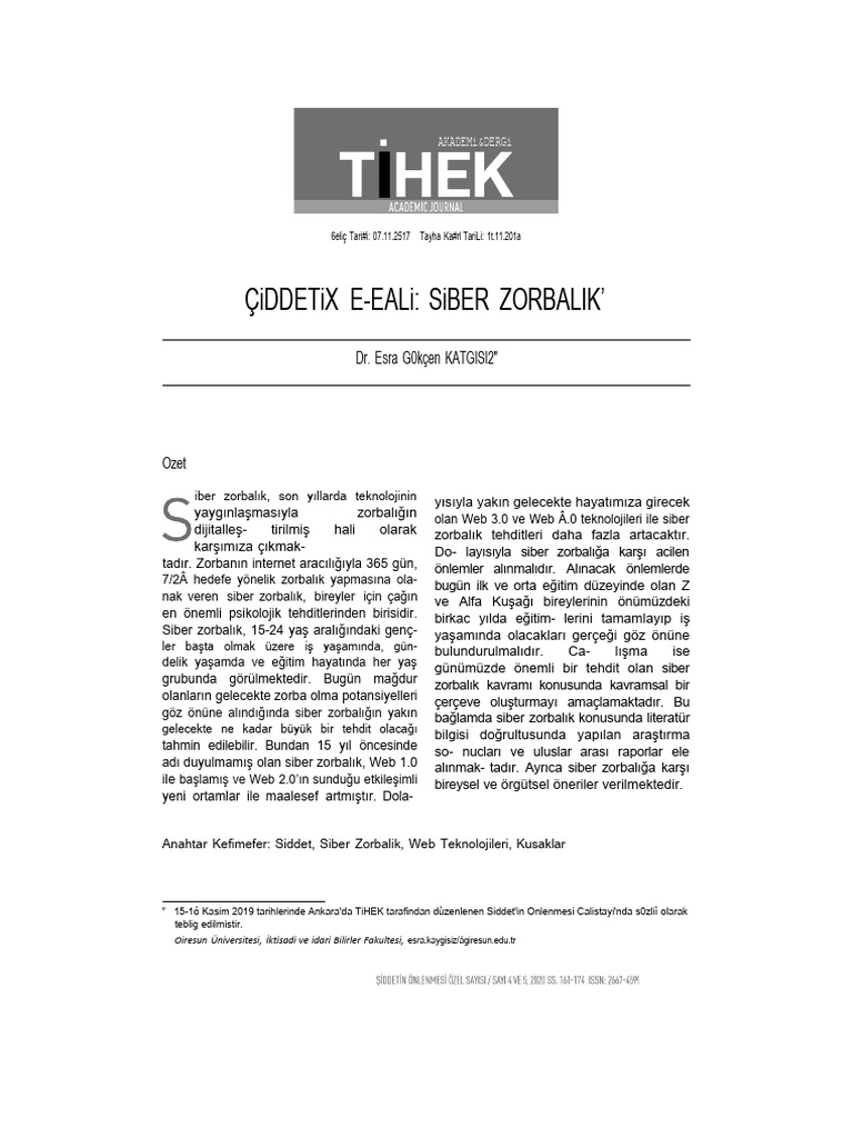 Iddetin E-Hali - Siber Zorbal - K (#852553) - 1484622 | PDF