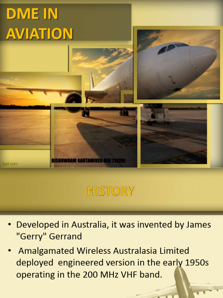Understanding DME in Aviation | PDF | Wireless | Information And ...
