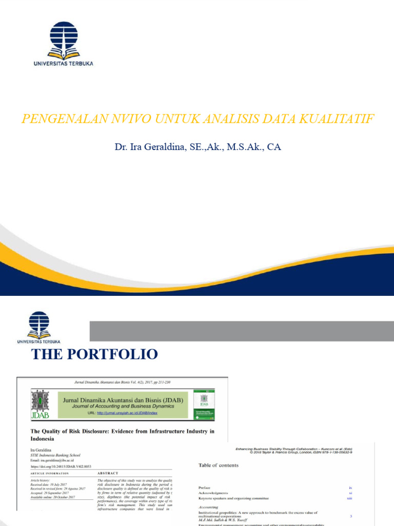 Bengkel Saintifik-NVIVO | PDF