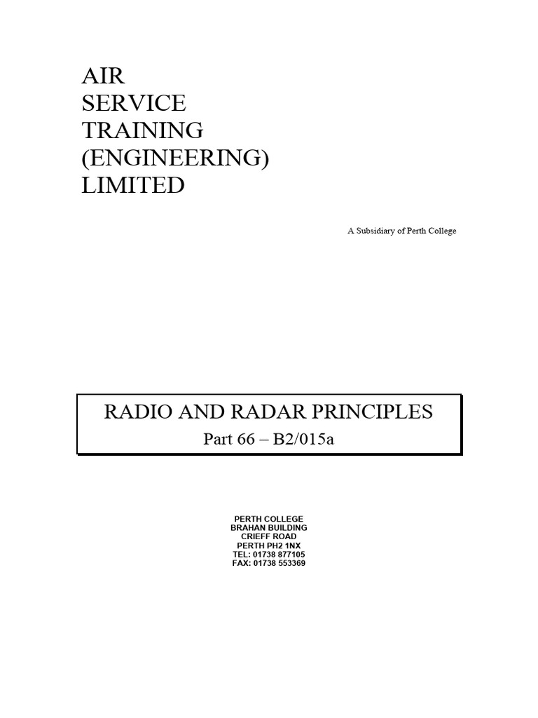 Radio and Radar Principles | PDF | Ionosphere | Antenna (Radio)