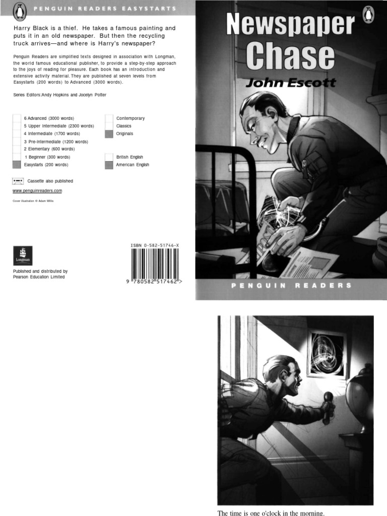 Newspaper Chase (Penguin Readers, Easystarts) | PDF