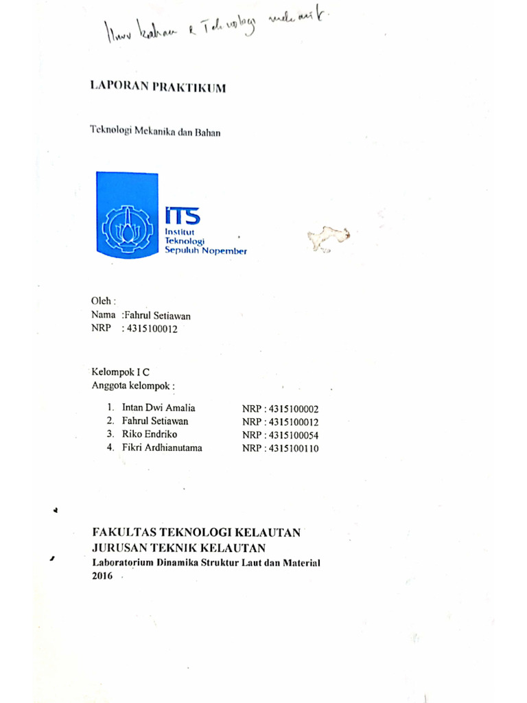 Referensi Laprak Mekban | PDF