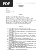 DFA Solved Examples | PDF | String (Computer Science) | Computer Science