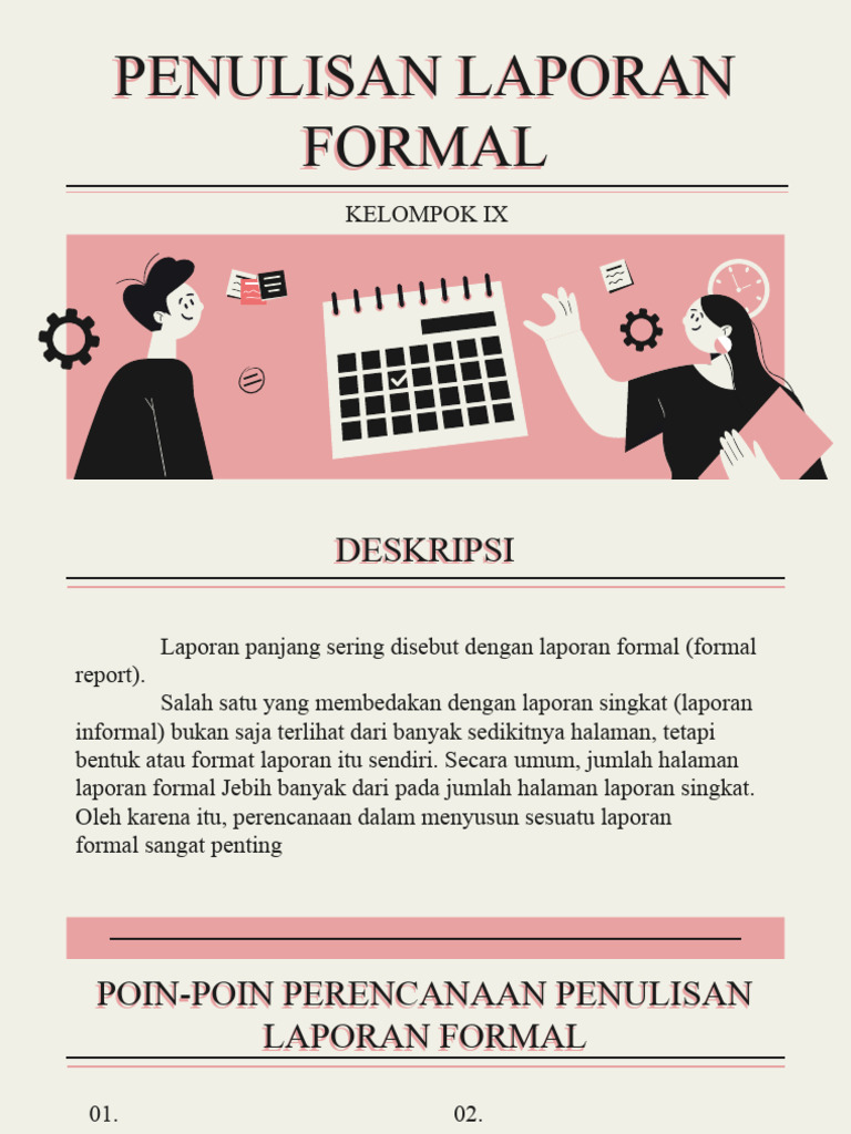 Kelompok Ix - Penulisan Laporan Formal | PDF