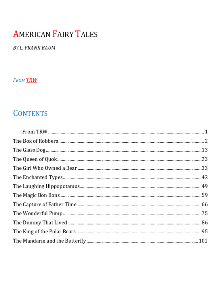 American Tales | PDF