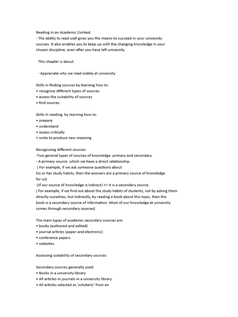 Reading in An Academic Context | PDF | Libraries | Books