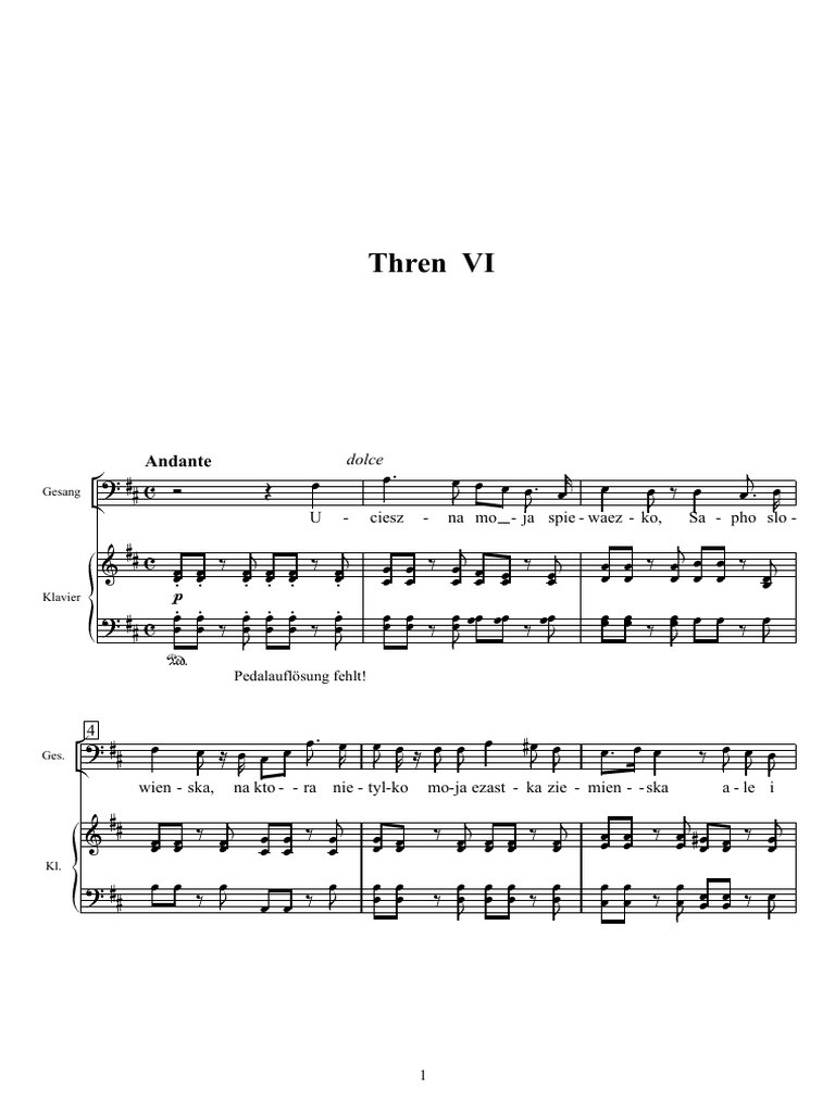 Thren VI in Dmit Text | PDF