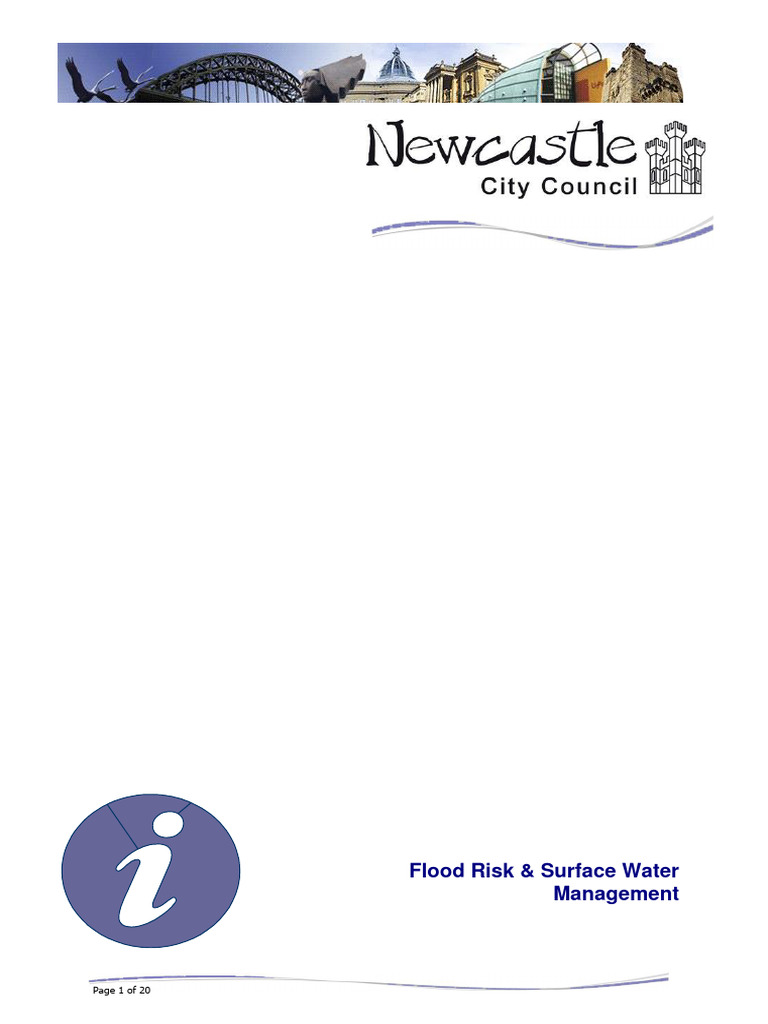NCC Flood Risk & Surface Water Management 2014 | PDF | Flood | Water