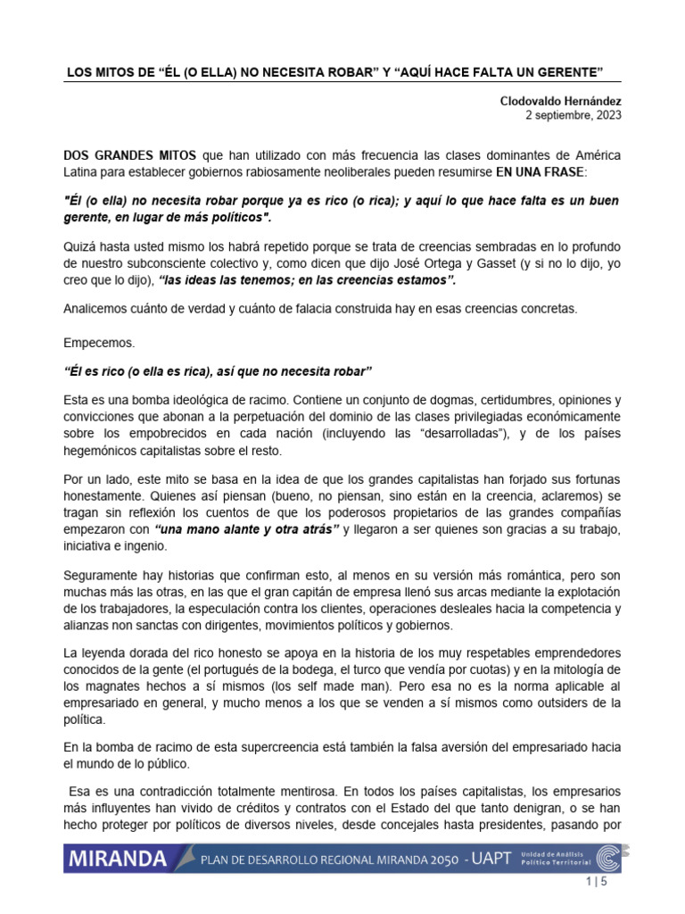 A - Uapt - Buen Gerente | PDF | Venezuela