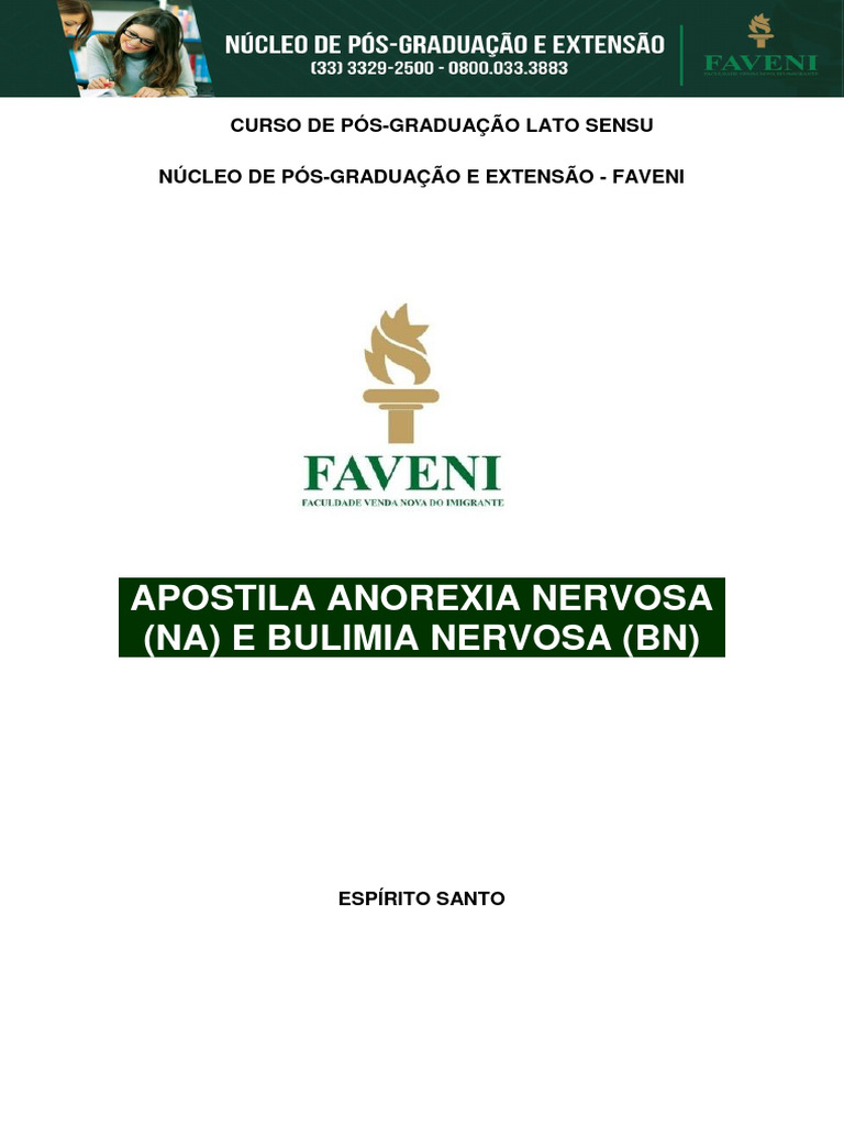 Anorexia e Bulimia: Diagnóstico e Tratamento | PDF | Bulimia nervosa ...