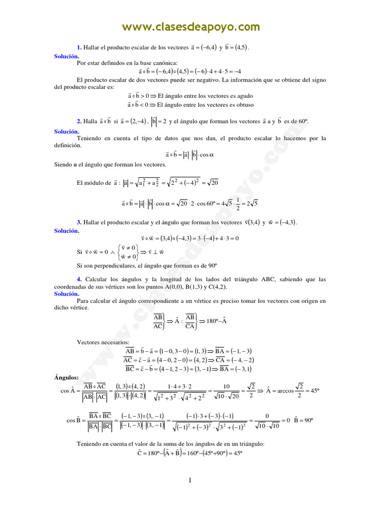 Soluciones Ejercicios de | PDF | Geometría analítica | Geometría diferencial