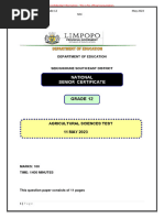 KZN Maths Grade 12 June 2024 P2 and Memo | PDF | Circle | Elementary ...