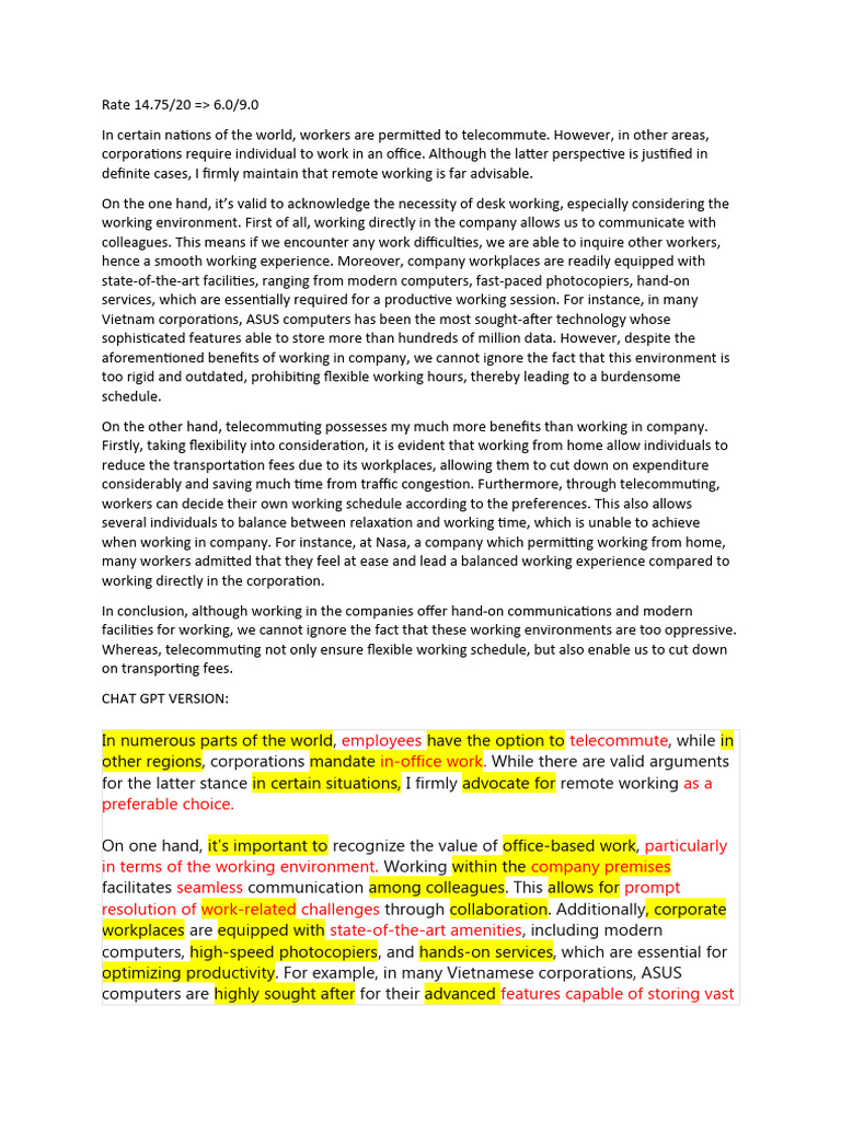 (Both Views) Working Fromhome | PDF | Business | Economies