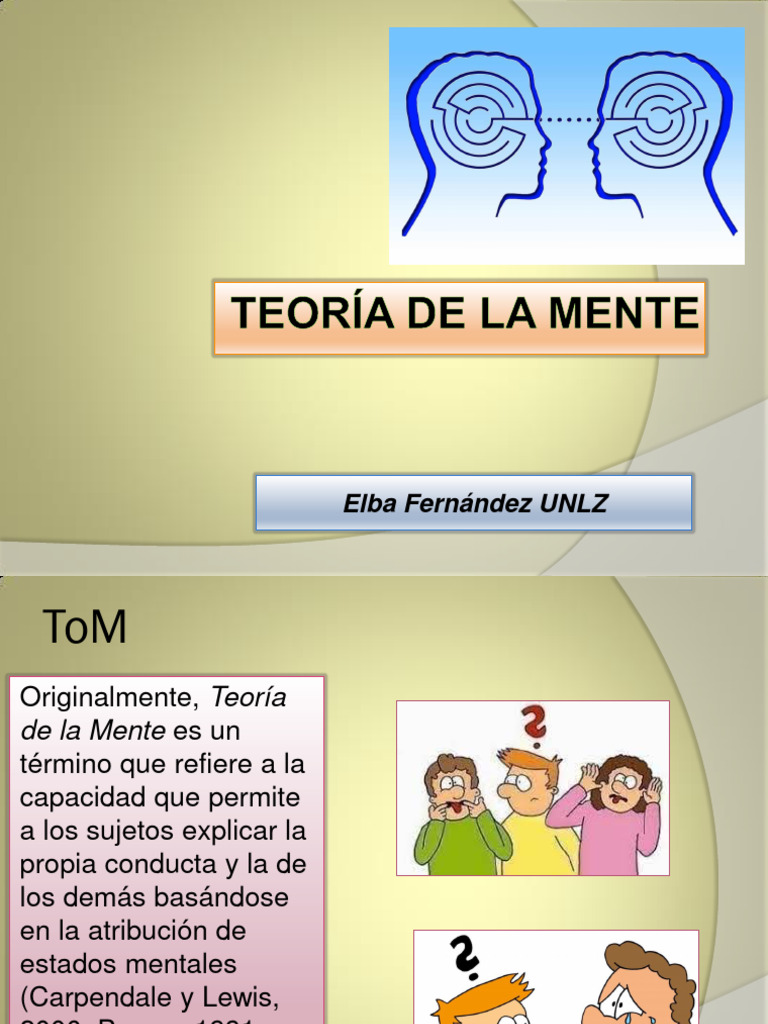 Teoria de La Mente | PDF | Teoria de la mente | Mente