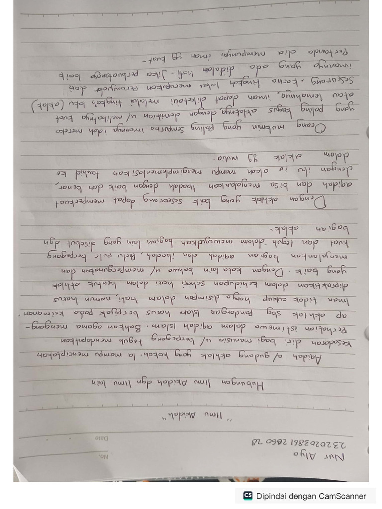 Ilmu Akida Aya | PDF