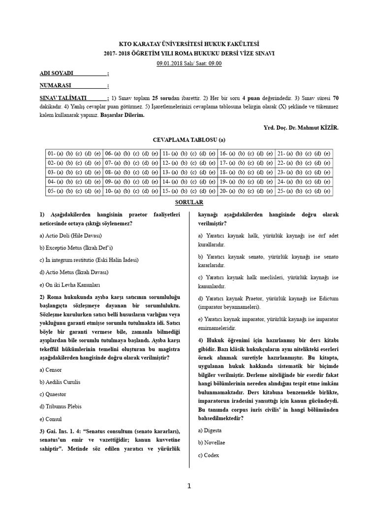 Roma 2018 Vize | PDF