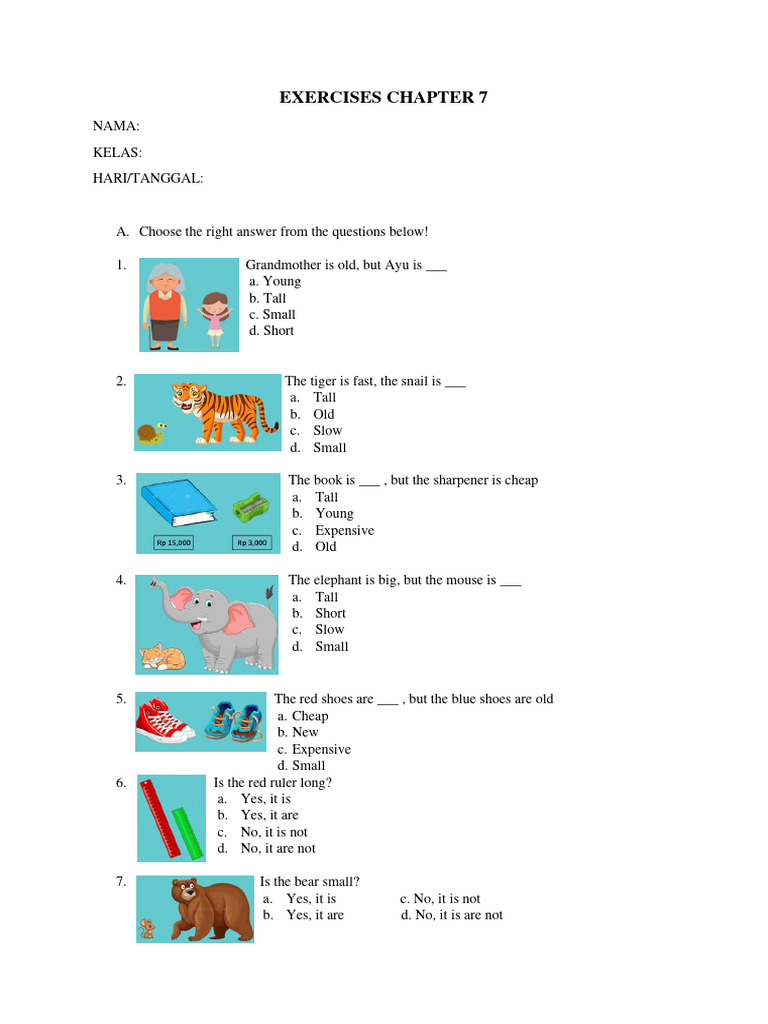 Exercises Chapter 7 | PDF
