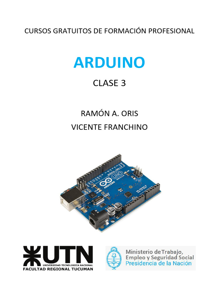 Arduino - Clase 3 | PDF | Programa de computadora | Programación
