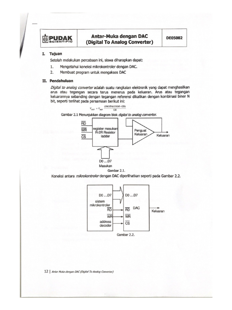 Antar-Muka Dengan DAC | PDF