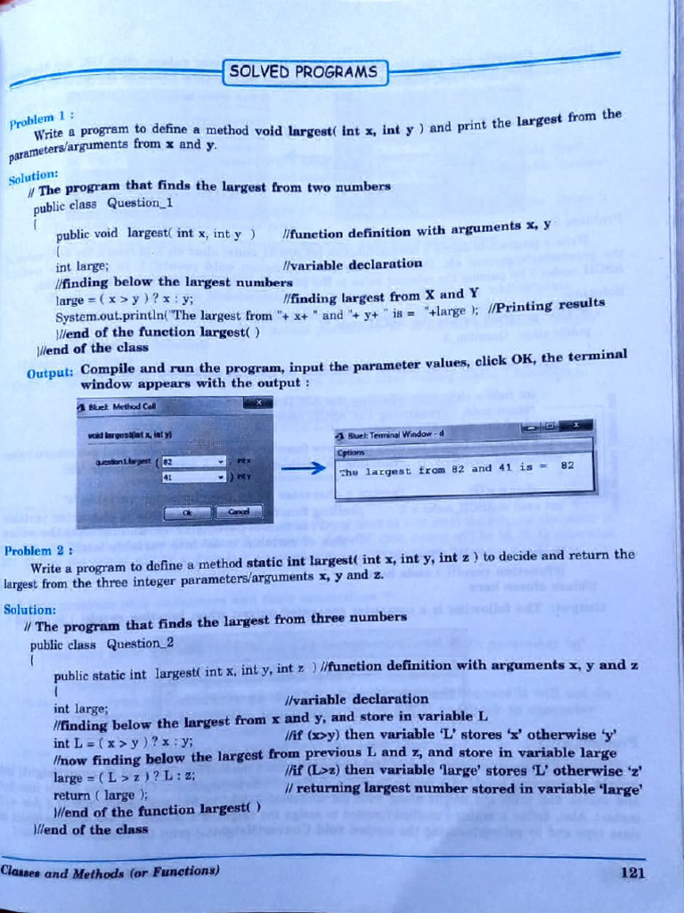 Class Solved Progz Pdf Parameter Computer Programming Control Flow
